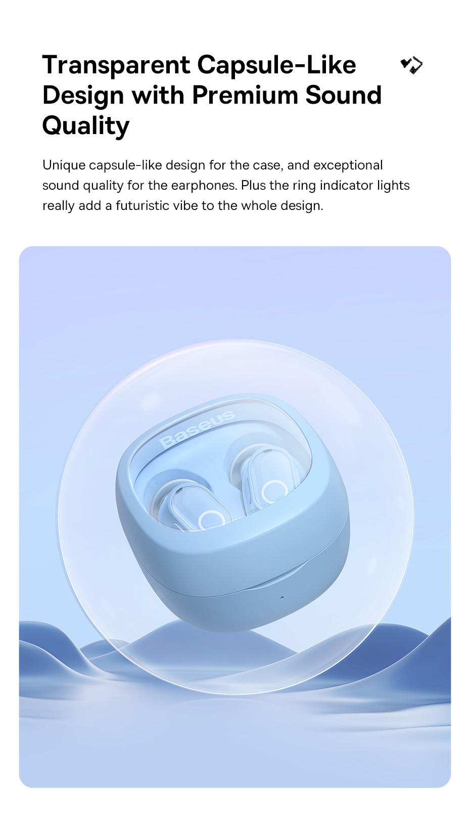 Baseus TWS WM02 Bowei True Wireless Earphone Blue NGTW180003 - Baseus ...