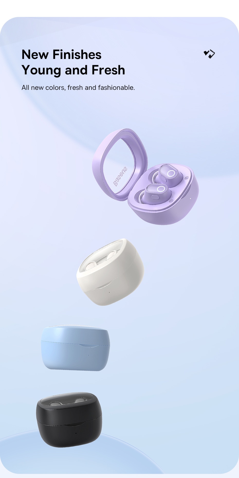 Baseus TWS WM02 Bowei True Wireless Earphone Blue NGTW180003 - Baseus ...